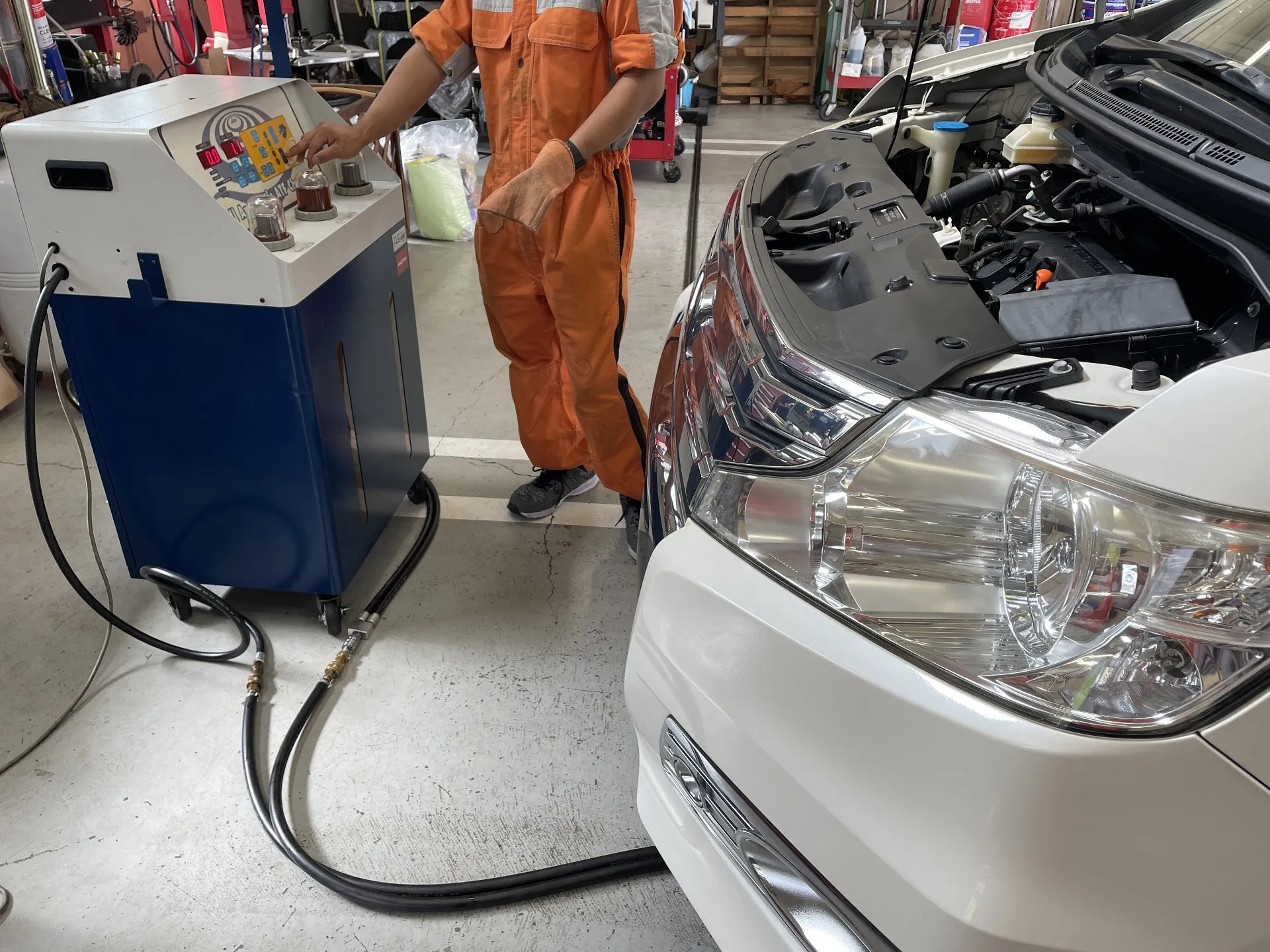 加古川市 ステップワゴン トルコン太郎 ATF交換 BOOBOO 西脇市 PEEK A BOO